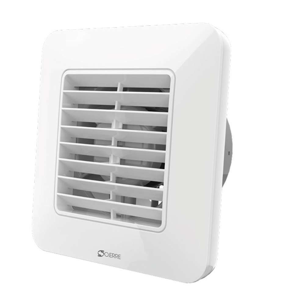 Bad/WC-Ventilator UNICO 8/3" T Stutzen Ø 75 mm, mit Nachlauf. (O.Erre ...